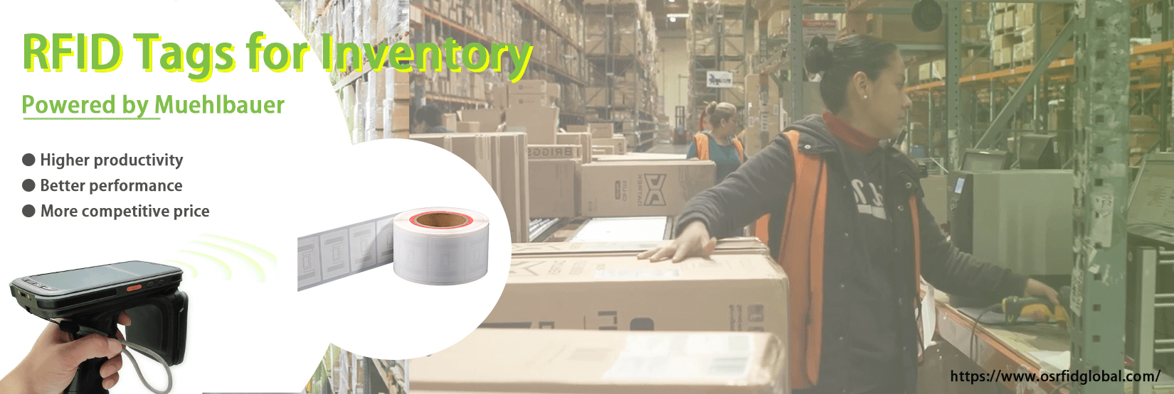 RFID Tags For Warehouse OS3050-U9 - OSRFID